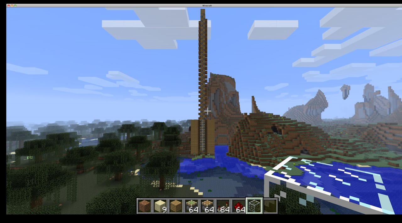 Piston elevator V2 Minecraft Map